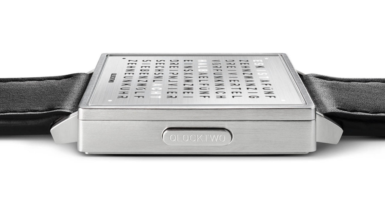 DESIGN: QLOCKTWO - ARMBANDUHREN – Das Magazin