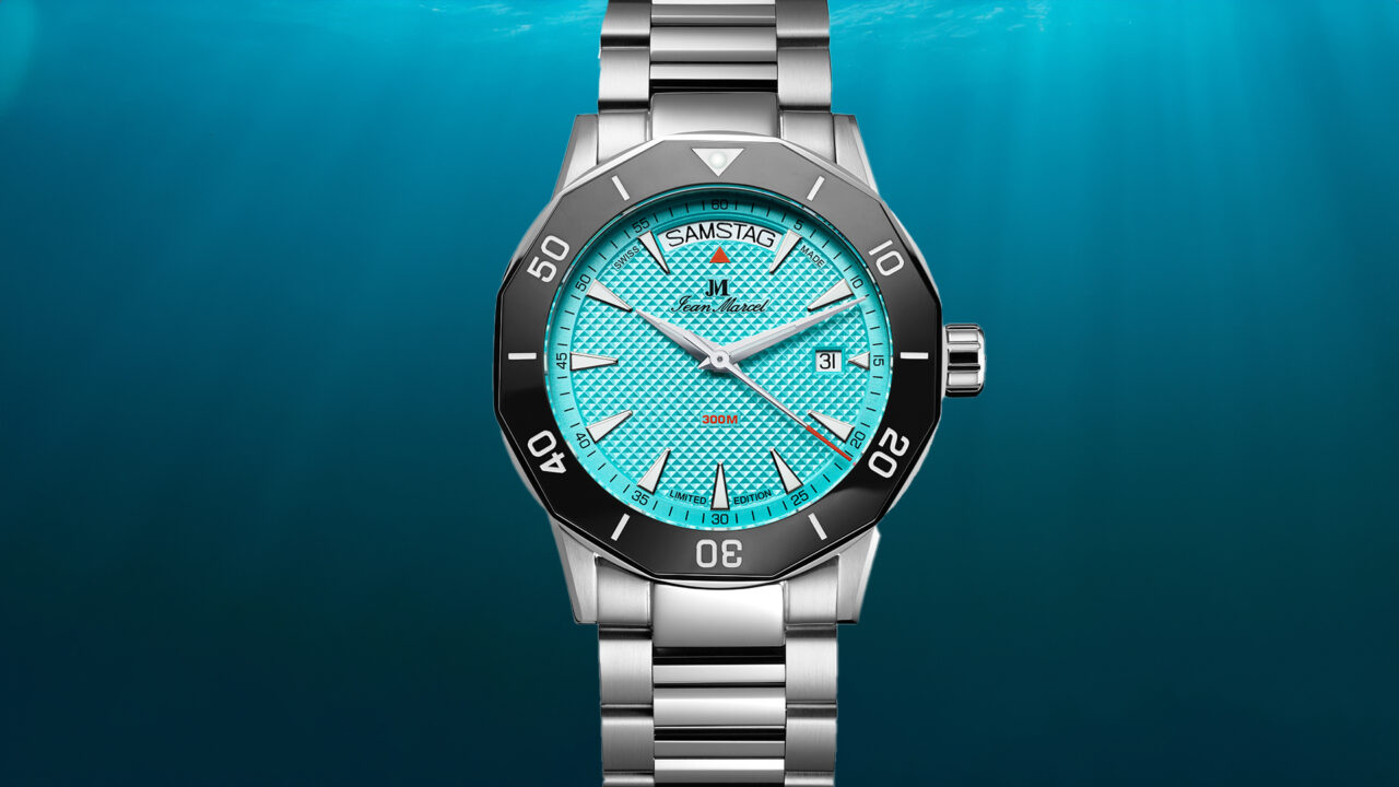 März 2024: Jean Marcel Tropical Diver Tiffany-Blue - ARMBANDUHREN – Das ...